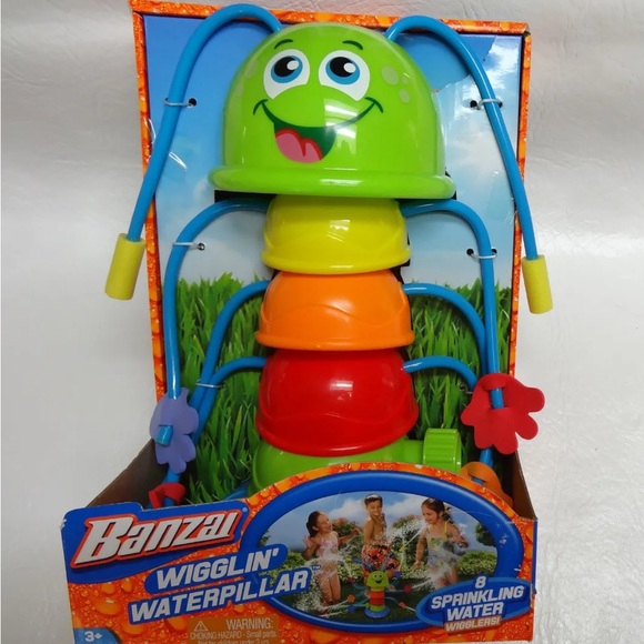 Bonzai | Toys | Banzai Wiggling Waterpillar New Sprinkling Water ...